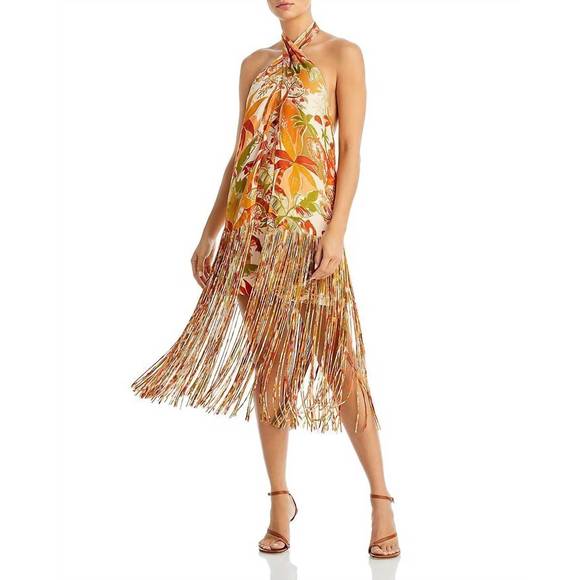 FARM Rio | Dresses | New Farm Rio Leopard Forest Sand Mini Dress In ...